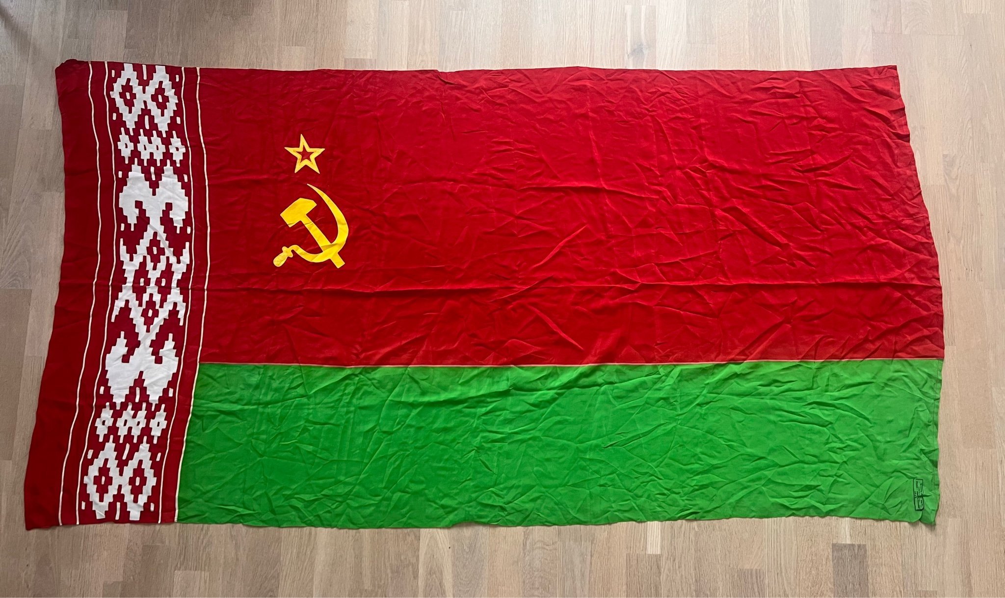 Sovjetisk Vintage Flagga 180*90cm Vitryska SSR... | Köp på Tradera (693234987)