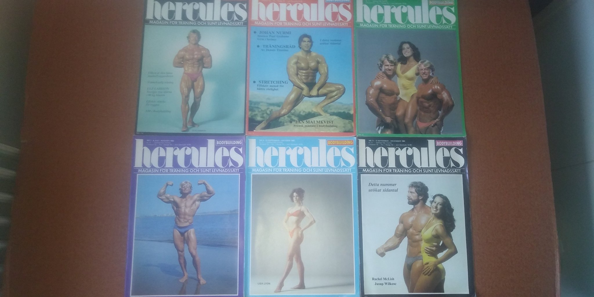 Hercules Bodybuilding - Komplett Årgång 1982 | Köp på Tradera (685334590)