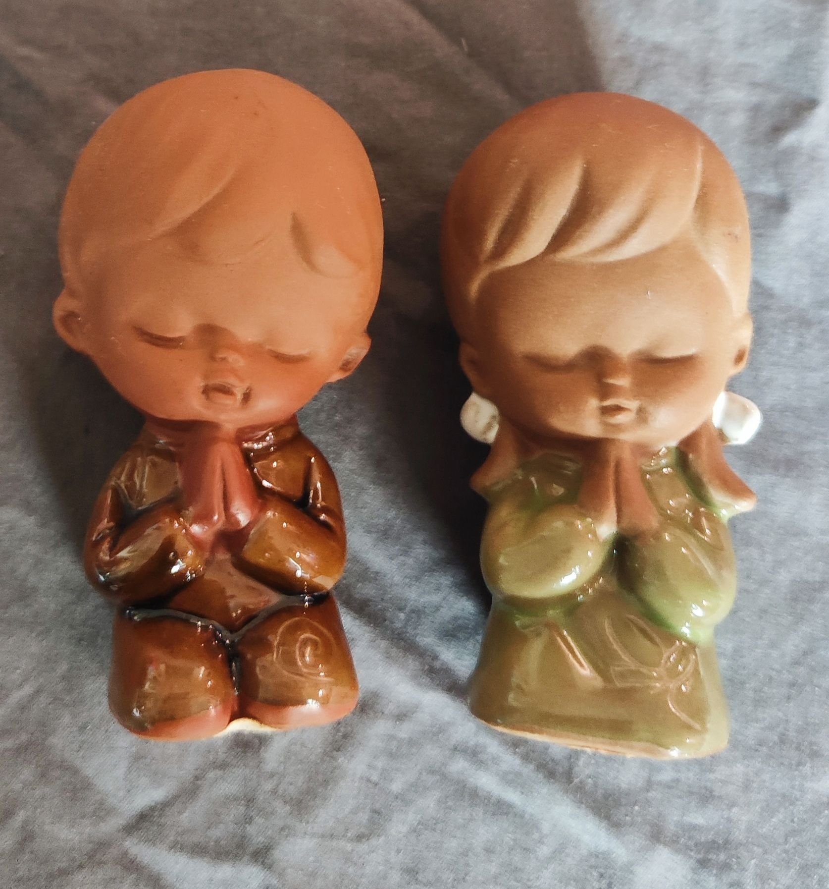 Seto Japan Två Vintage Keramiska Figurer - Pojk.. | Köp på Tradera (699252009)