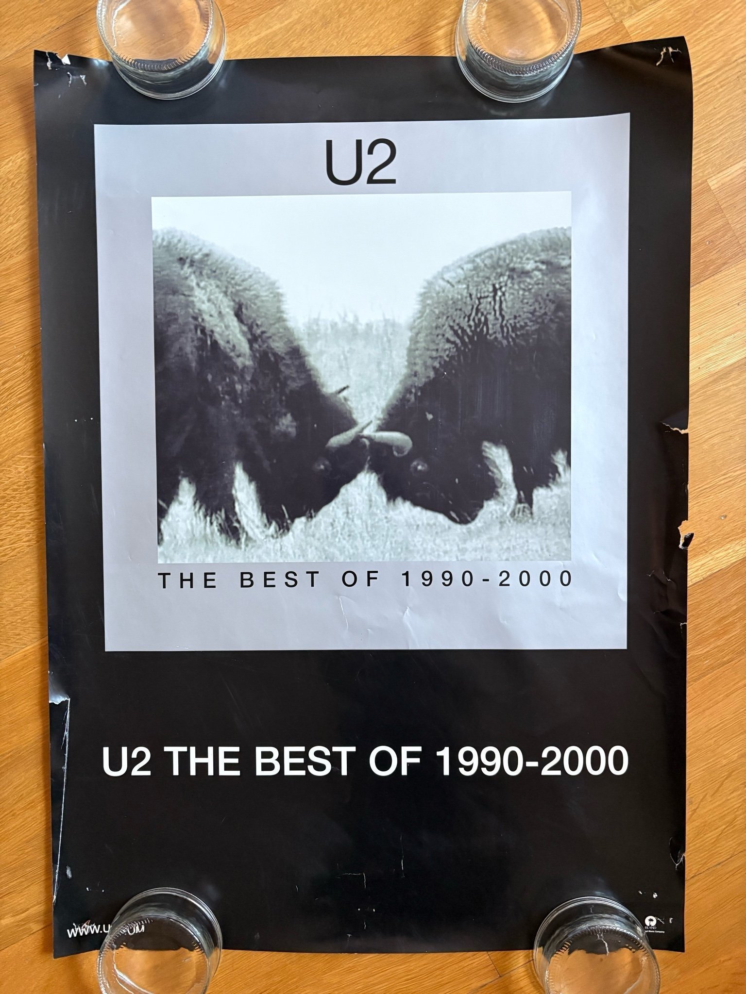 Promoposter – U2 – The Best of 1990–2000 – post.. | Köp på Tradera (712121884)