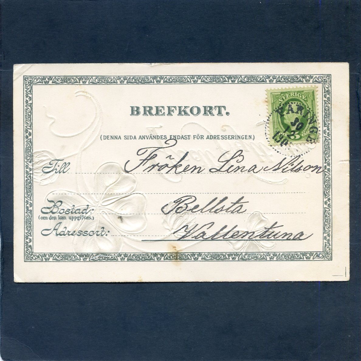 Stämpel FARINGE 1903 p.. | Köp från LindbladCartophilia på Tradera (688721496)