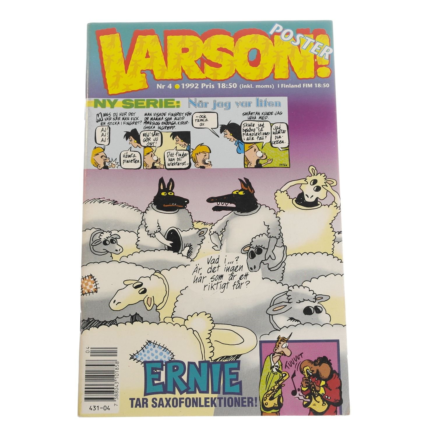 Larson! - 1992 - NR 4 - Bilaga: Poster | Köp på Tradera (680628210)