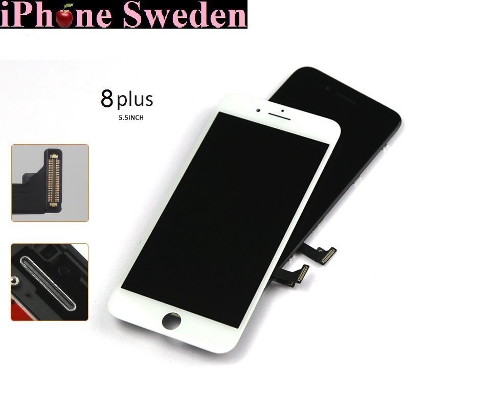 iPhone 8 Plus LCD Display - SVART (408721856) ᐈ Köp på Tradera