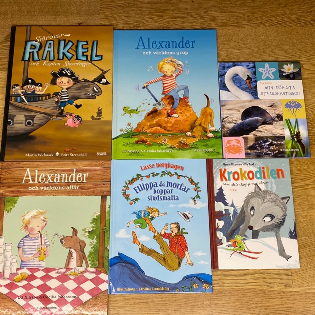 Se produkter som liknar Bokpaket med 6 st bilderböcker på Tradera ... Se produkter som liknar Bokpaket med 6 st bilderböcker på Tradera ...