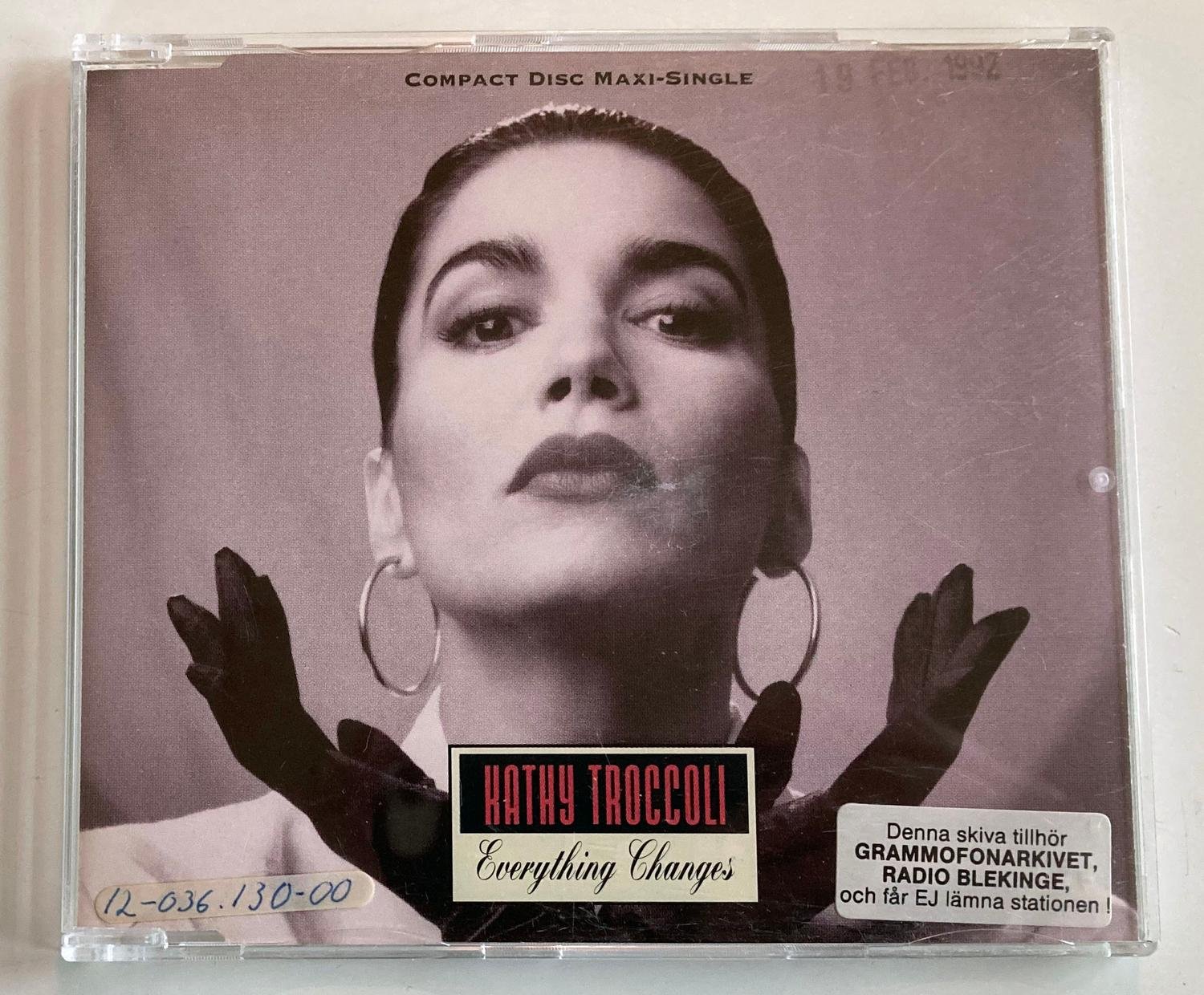 KATHY TROCCOLI - EVERYTHING CHANGES. CD-MAXI. | Köp på Tradera (620371797)