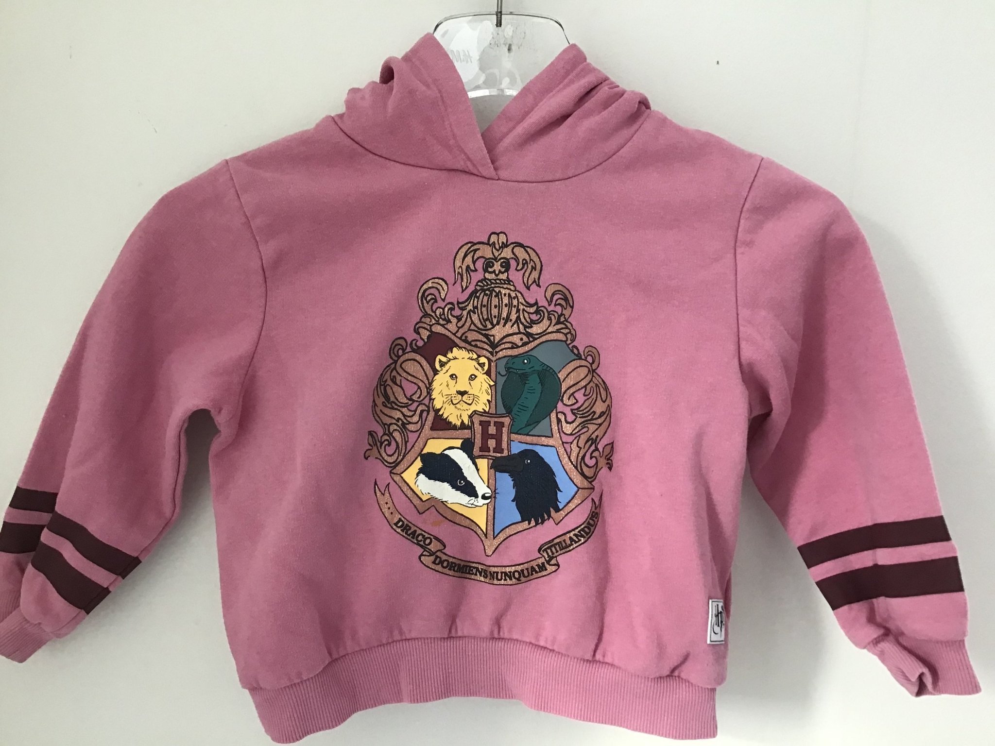 H&M x Harry Potter rosa hoodie, storlek 98/104 | Köp på Tradera (699518762)