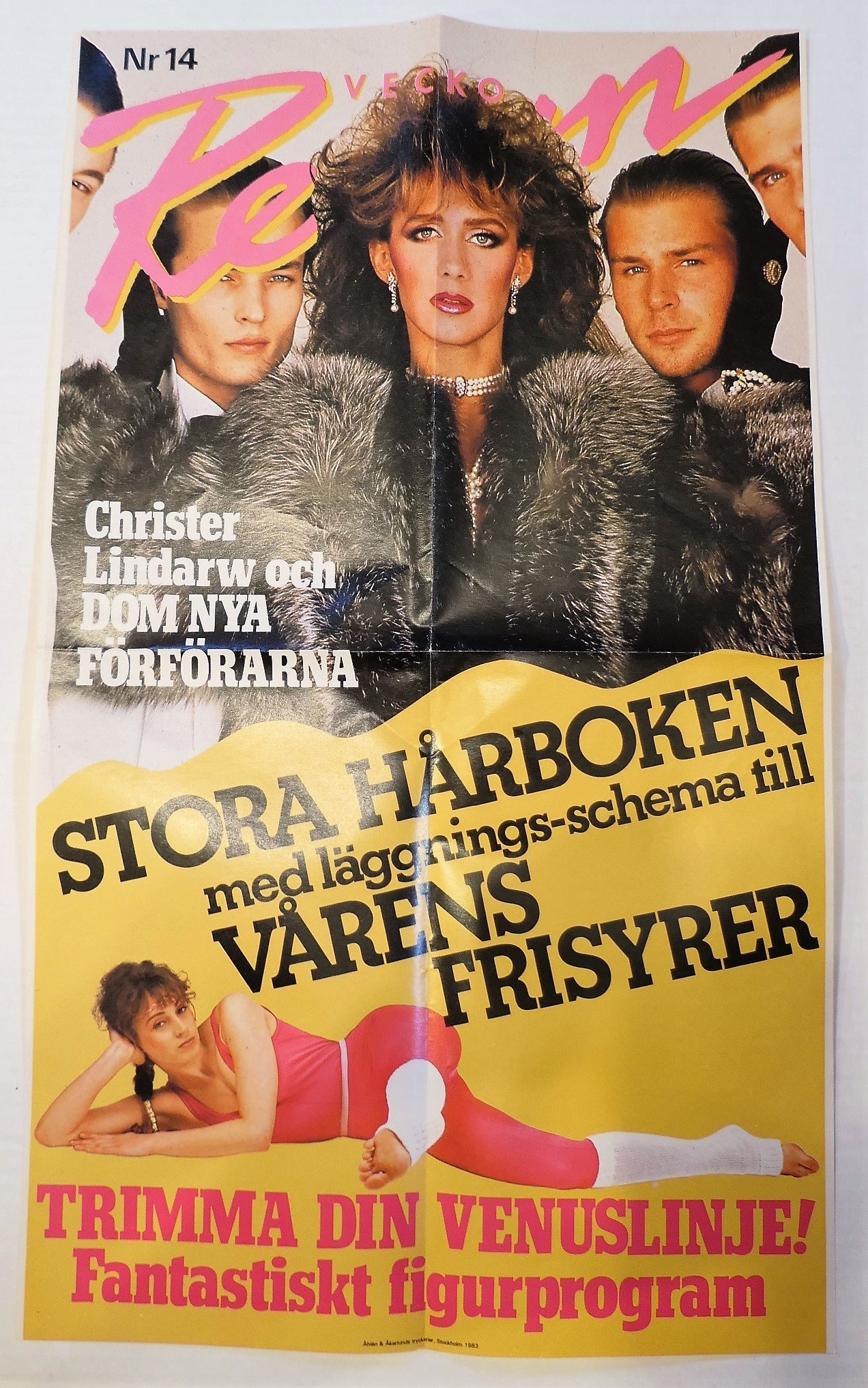 Se Produkter Som Liknar Löpsedel Vecko Revyn Nr 14 1 På Tradera