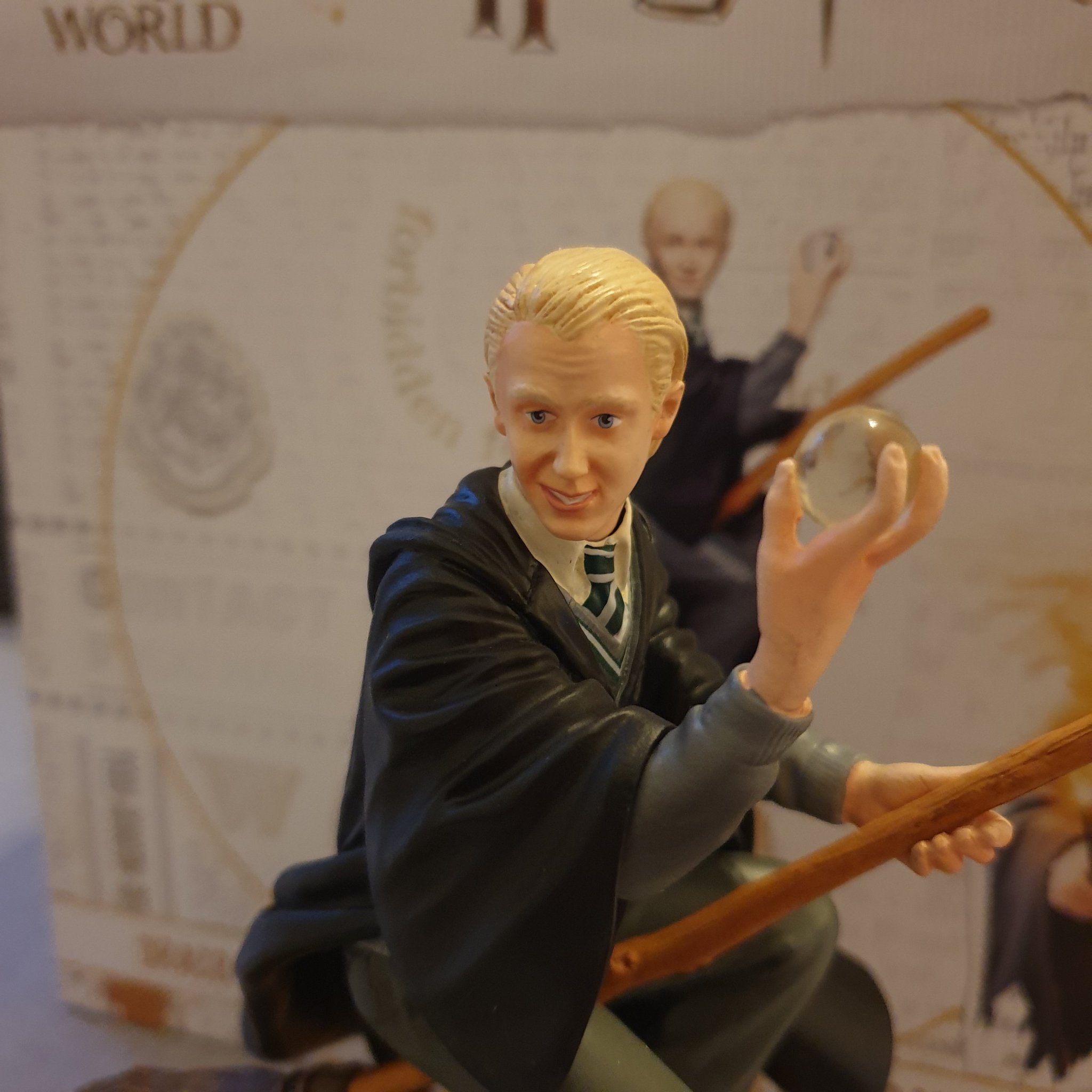 Harry Potter Draco Malfoy On Broom Enesco Köp På Tradera 532236669