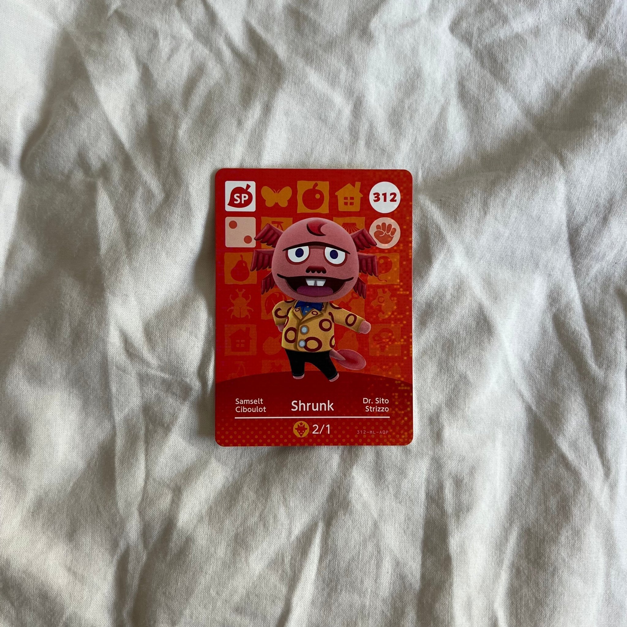 animal crossing amiibo card/kort series 4 #312 .. | Köp på Tradera (688595759)
