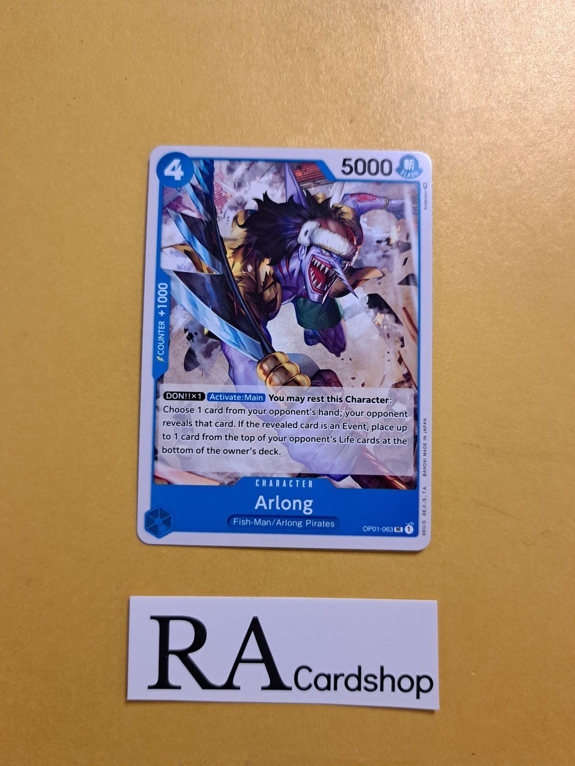 Arlong Uncommon OP01-063 Romanc.. | Köp från RaCardShop på Tradera (644885997)