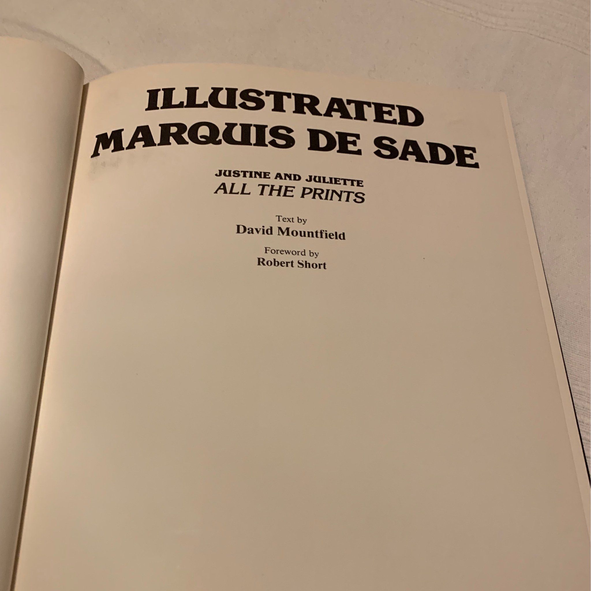 The Illustrated Marquis De Sade 1984 Köp På Tradera 573641293