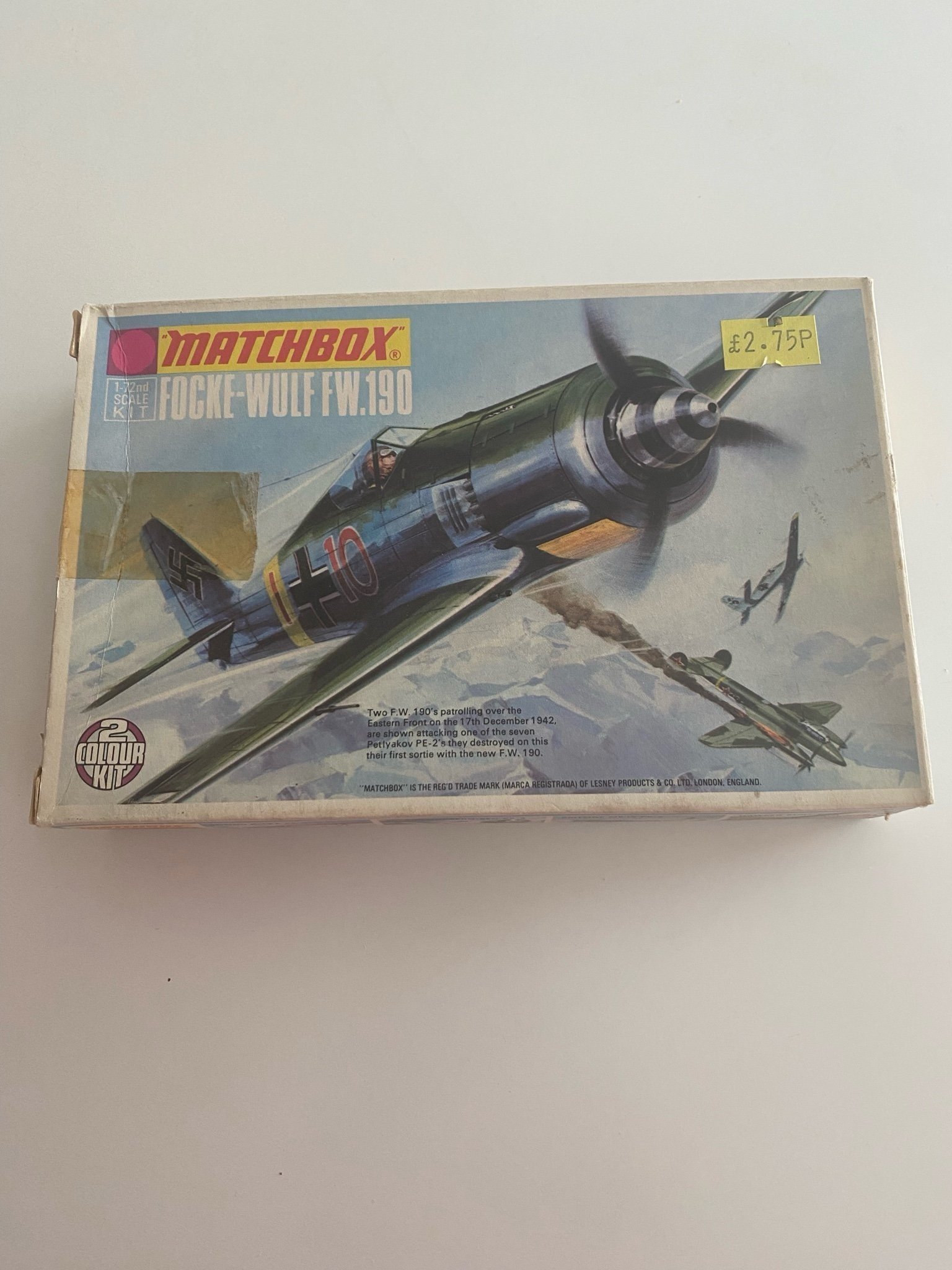 Matchbox PK-6 Focke-Wulf FW 190 Modellbyggsats | Köp på Tradera (686509869)