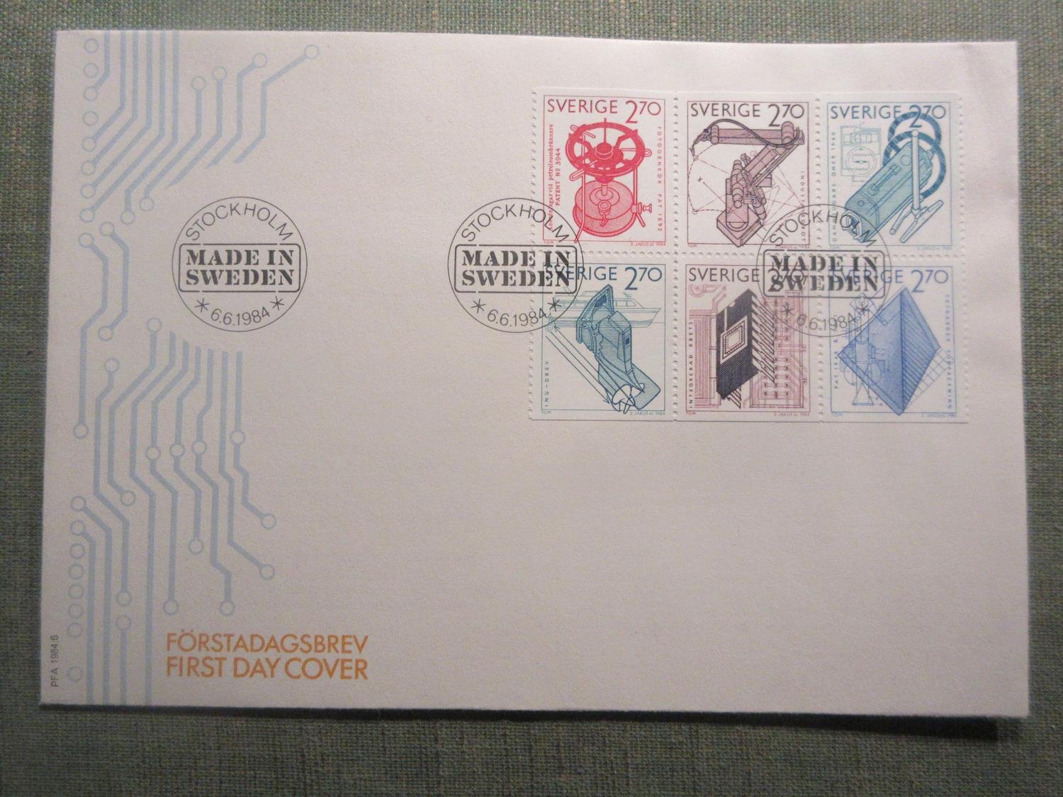 ÄLDRE FDC (1984) MADE IN SWEDEN | Köp på Tradera (595145203)