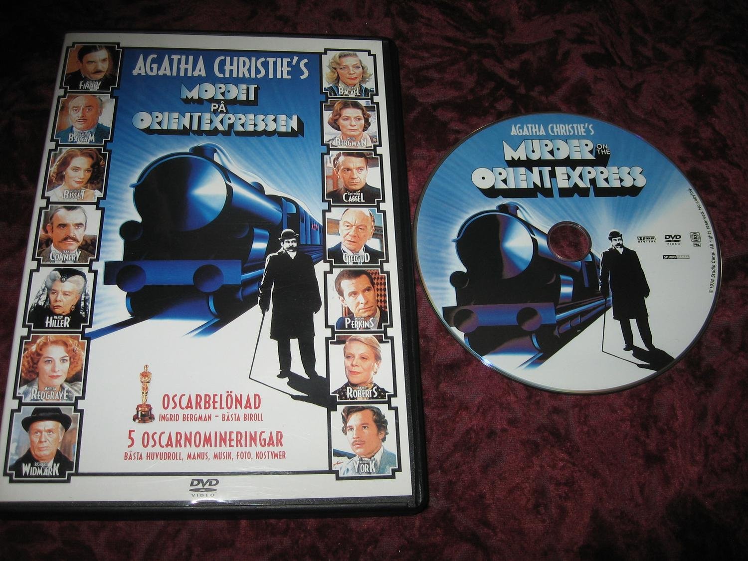 MORDET PÅ ORIENTEXPRESSEN (SEAN CONNERY,INGRID .. | Köp på Tradera (494171376)
