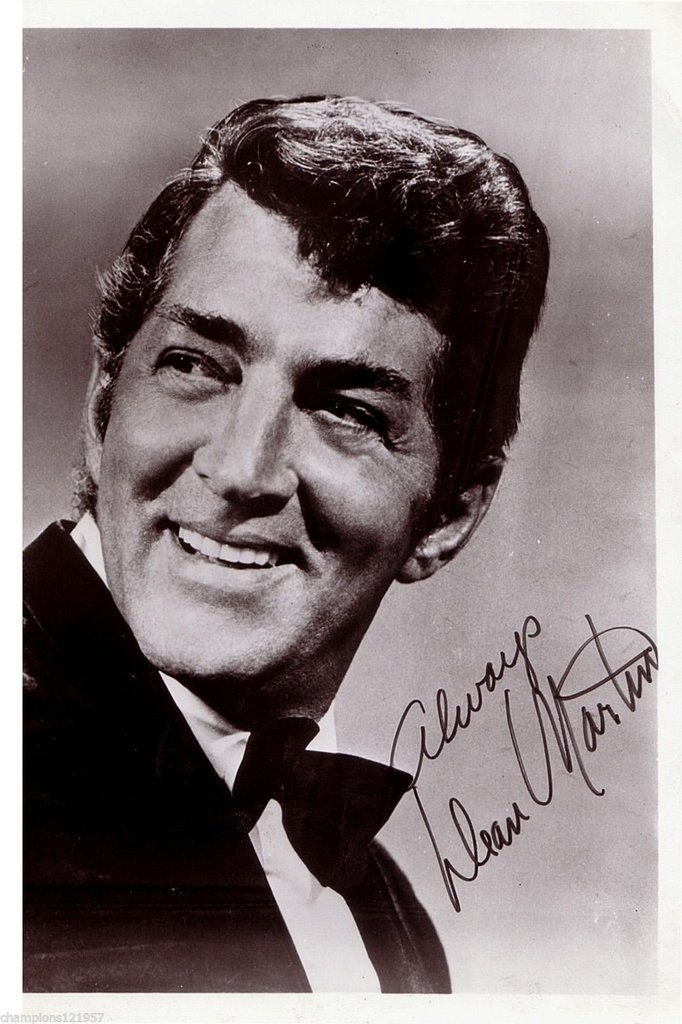 Dean Martin American Actor And Singer Preprint Au Köp På Tradera 367497936