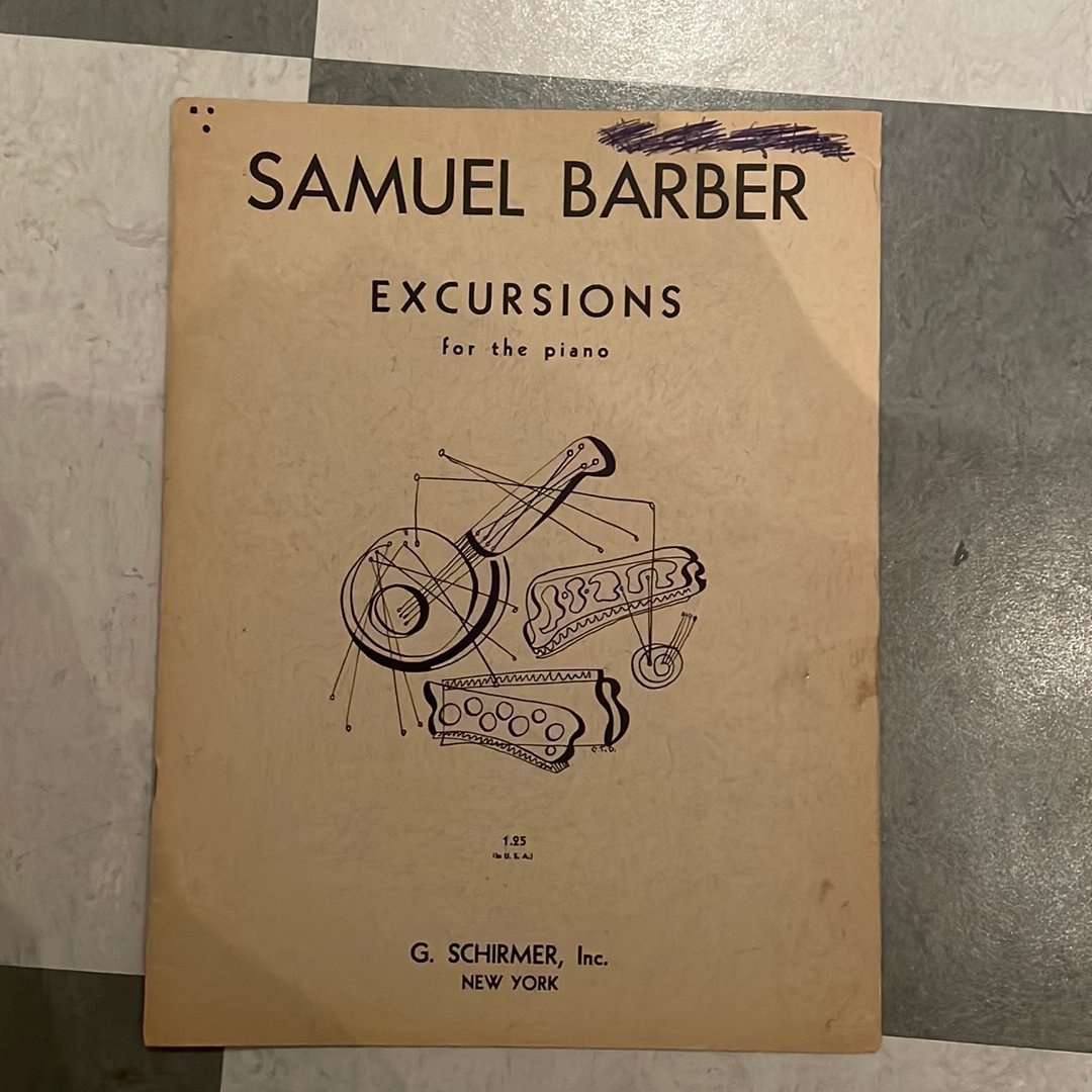 Samuel Barber: Excursions for the Piano, 1945 | Köp på Tradera (706837089)