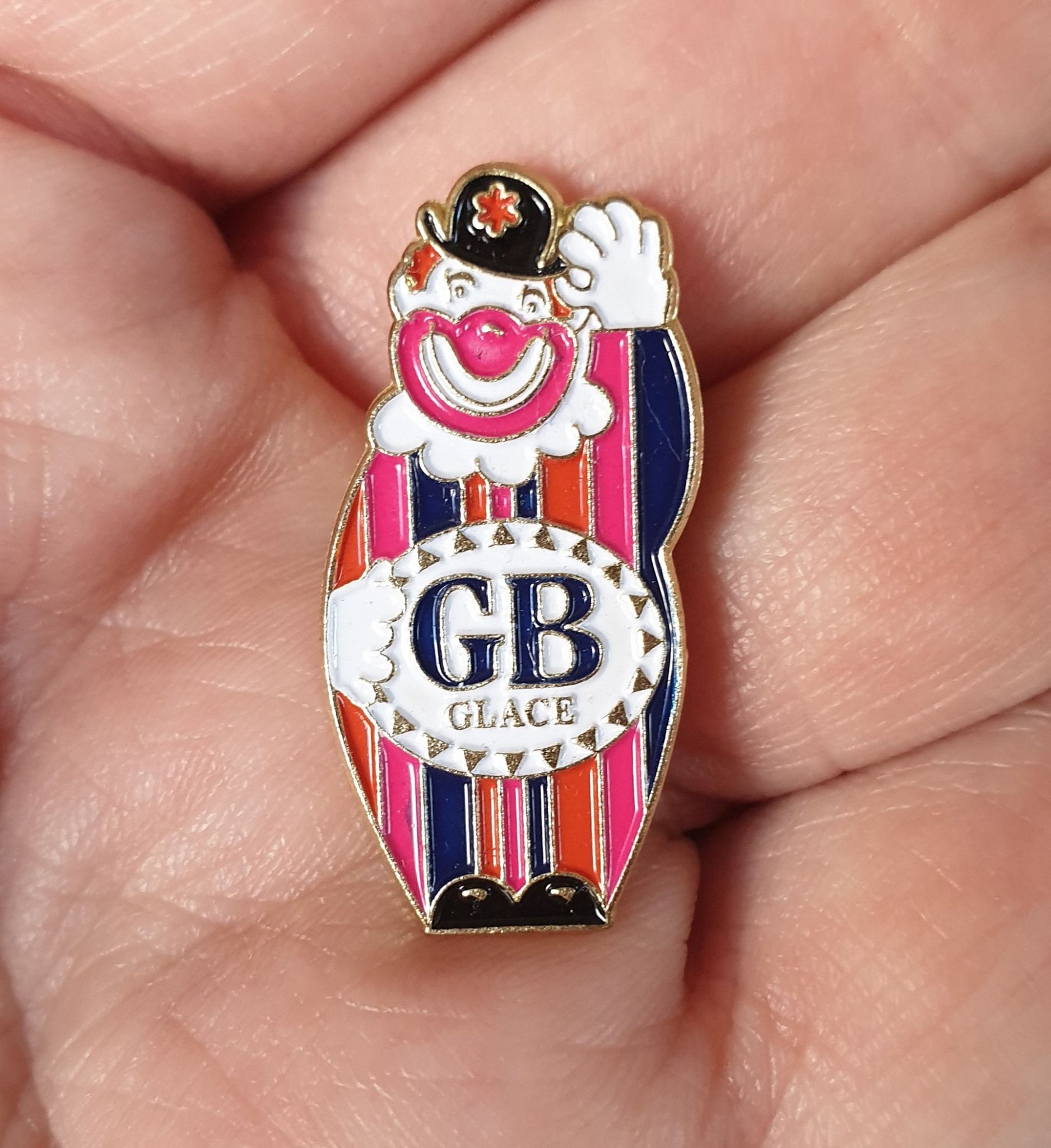 Gb Gubbe Glass Glassgubbe Pin Pins Brosch Ny 347152518 ᐈ Köp På Tradera