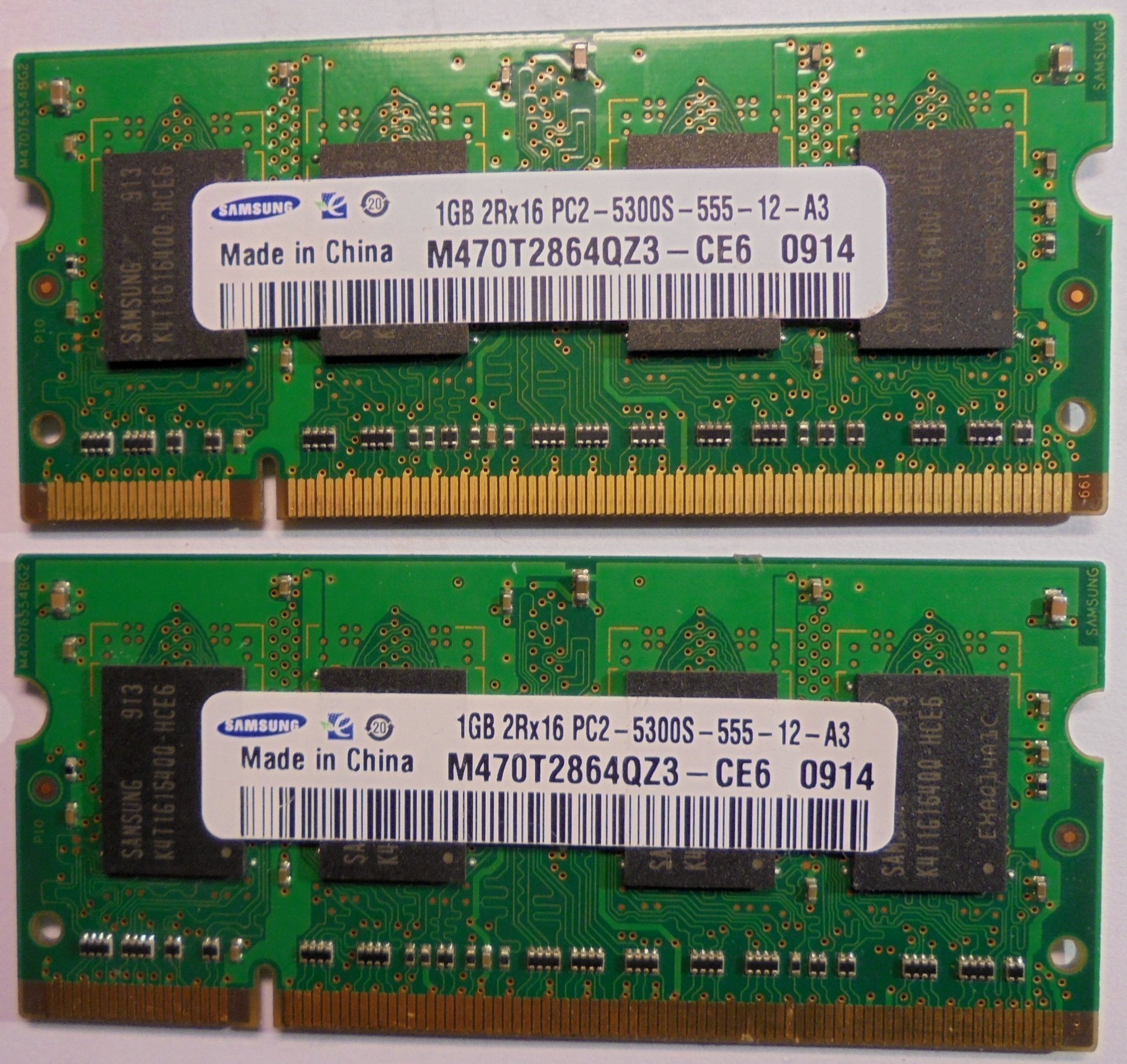 2GB (2 st *1 GB)Samsung DDR2 PC5300/667. 100 % .. | Köp på Tradera (685576222)