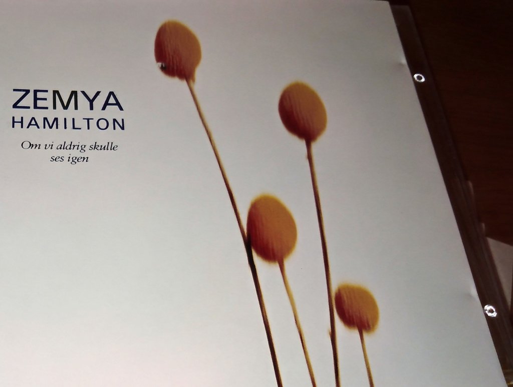 Zemya Hamilton - Om Vi Aldrig Skulle Ses Igen, .. | Köp på Tradera (349254891)