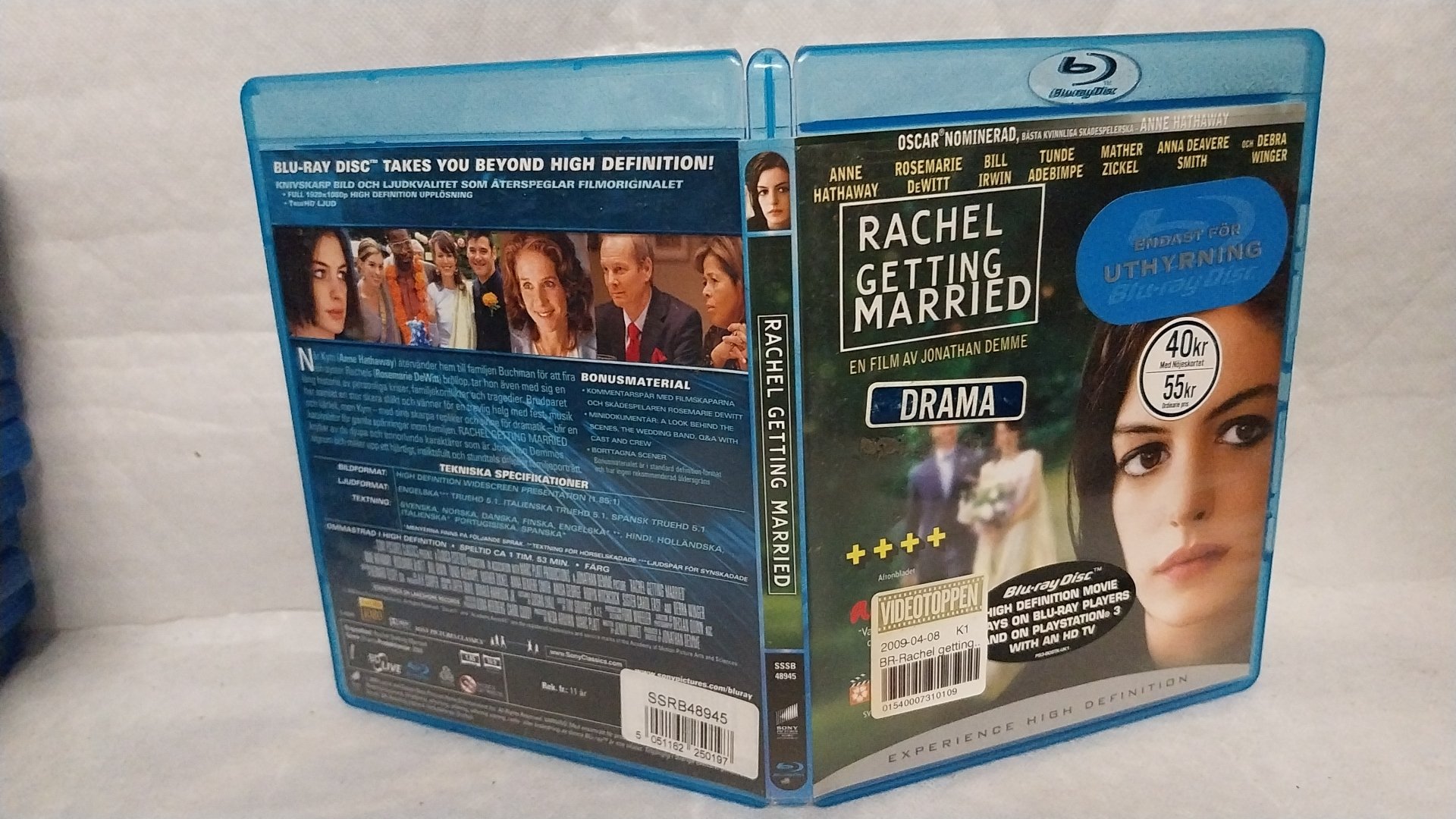 Rachel Getting Married Blu-Ray (Obs! Ex Rental .. | Köp på Tradera (678559694)