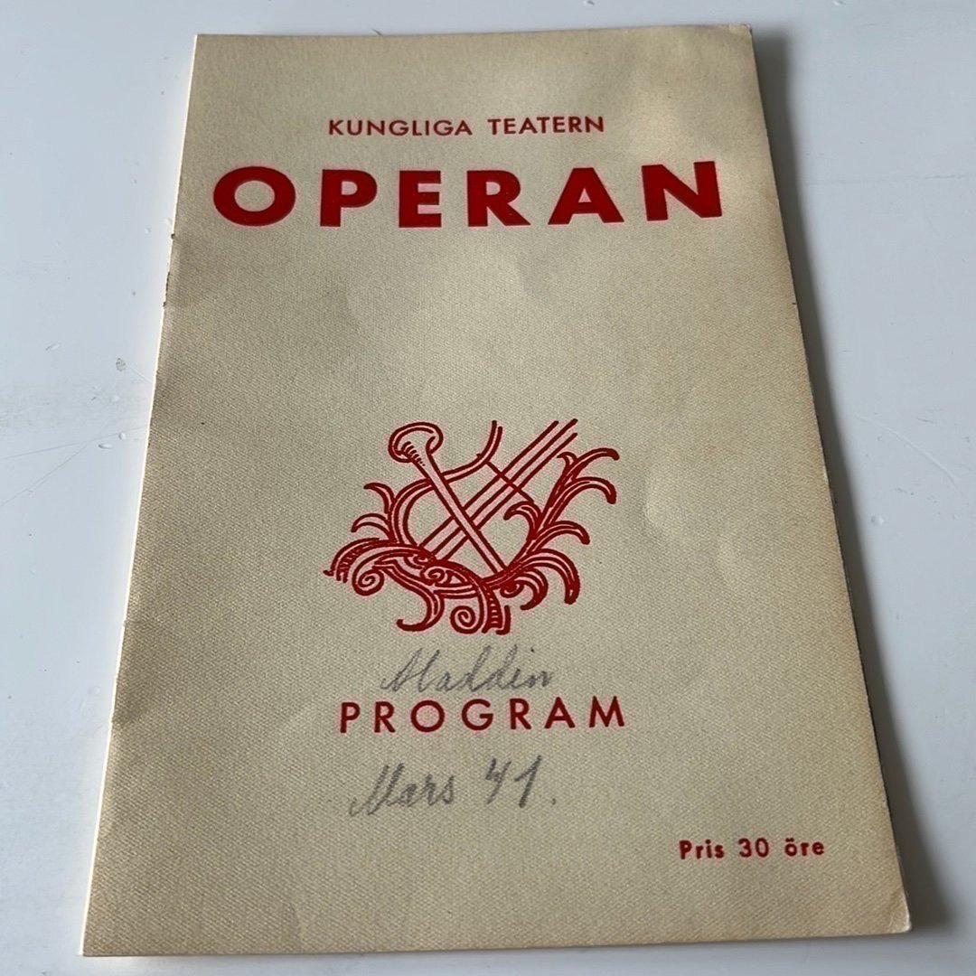 Programblad Aladdin | Köp på Tradera (694360851)