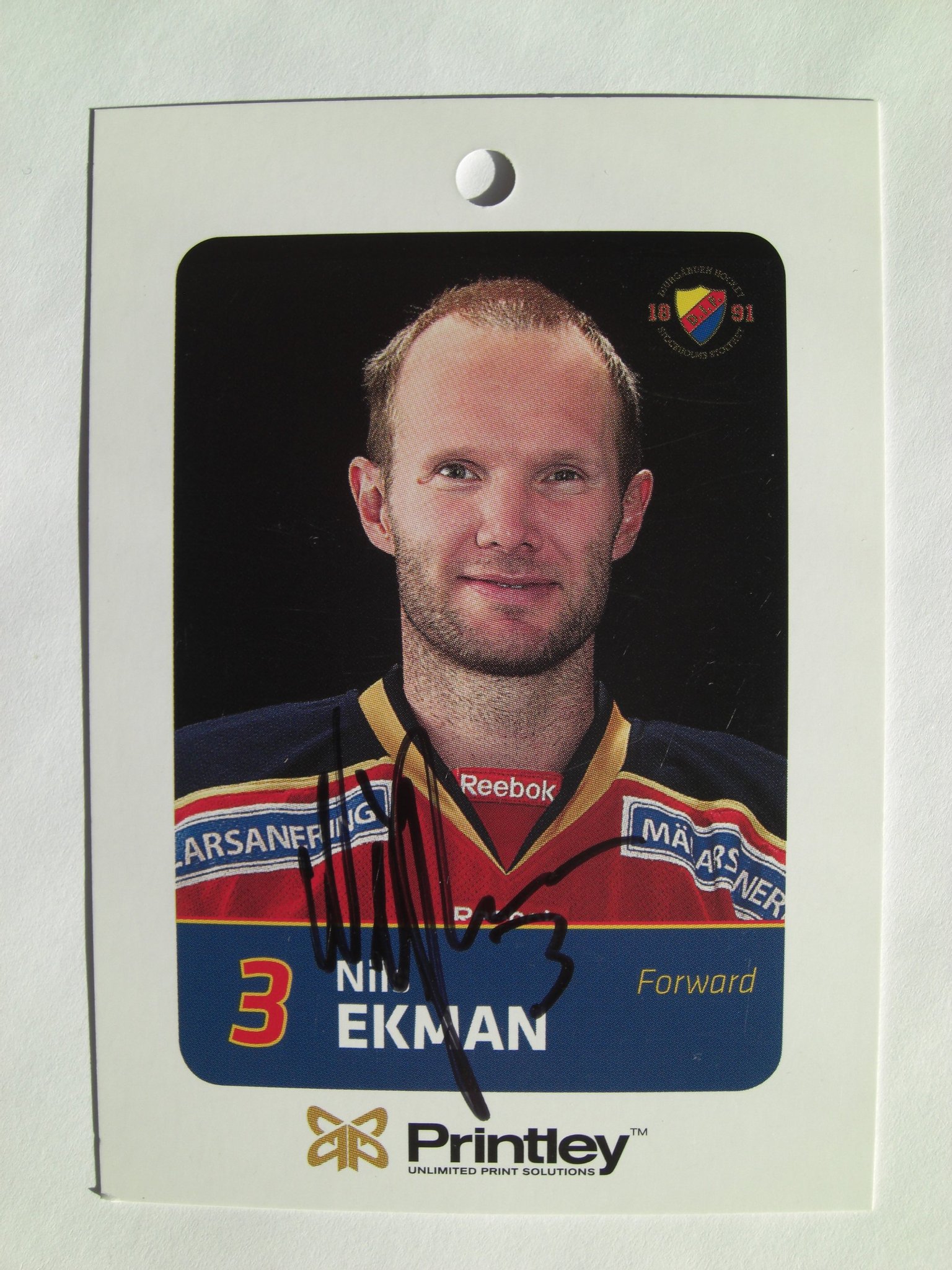 Nils Ekman - DJURGÅRDEN. AUTOGRAF. HOCKEY. DJUR.. | Köp på Tradera (689194944)