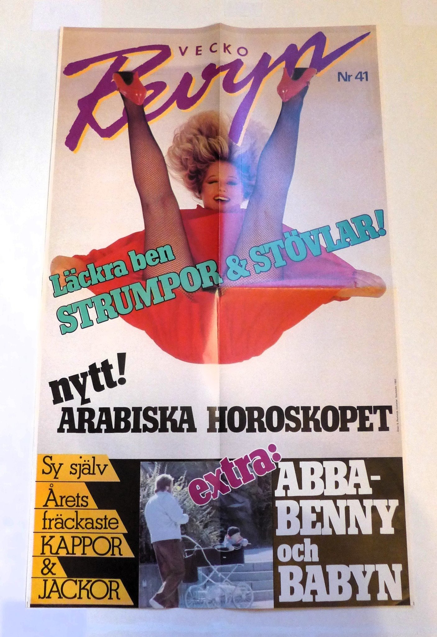 Se Produkter Som Liknar Löpsedel Vecko Revyn Abba Be På Tradera
