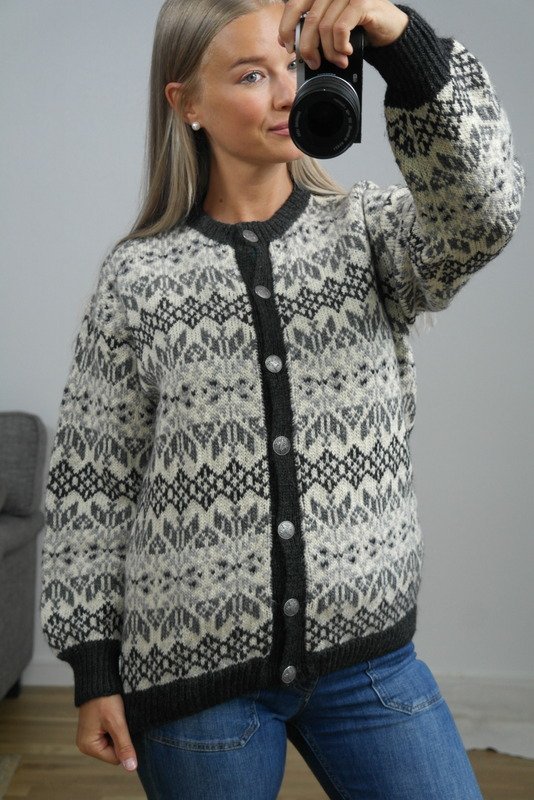 VINTAGE KOFTA ULLKOFTA RETRO 50 60 70 TAL LAMMU.. (357524107) ᐈ Köp på Tradera