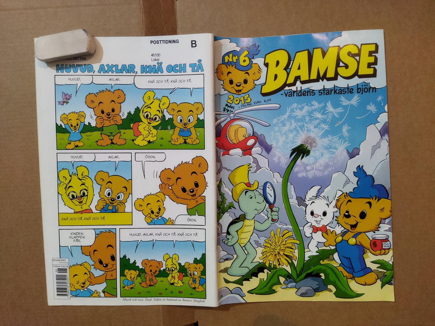 Bamse 2015 nr 6. Fine plus | Köp från Vinylcomics på Tradera (589109287)