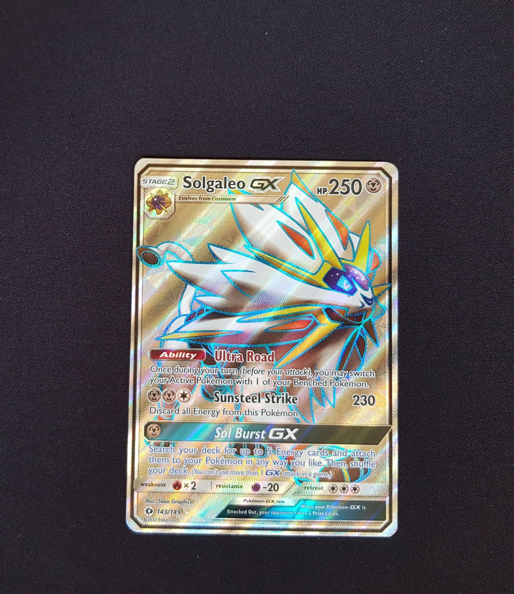 Solgaleo GX 143/149 Ultra Rare Full Art - S&M B.. | Köp på Tradera (636916219)