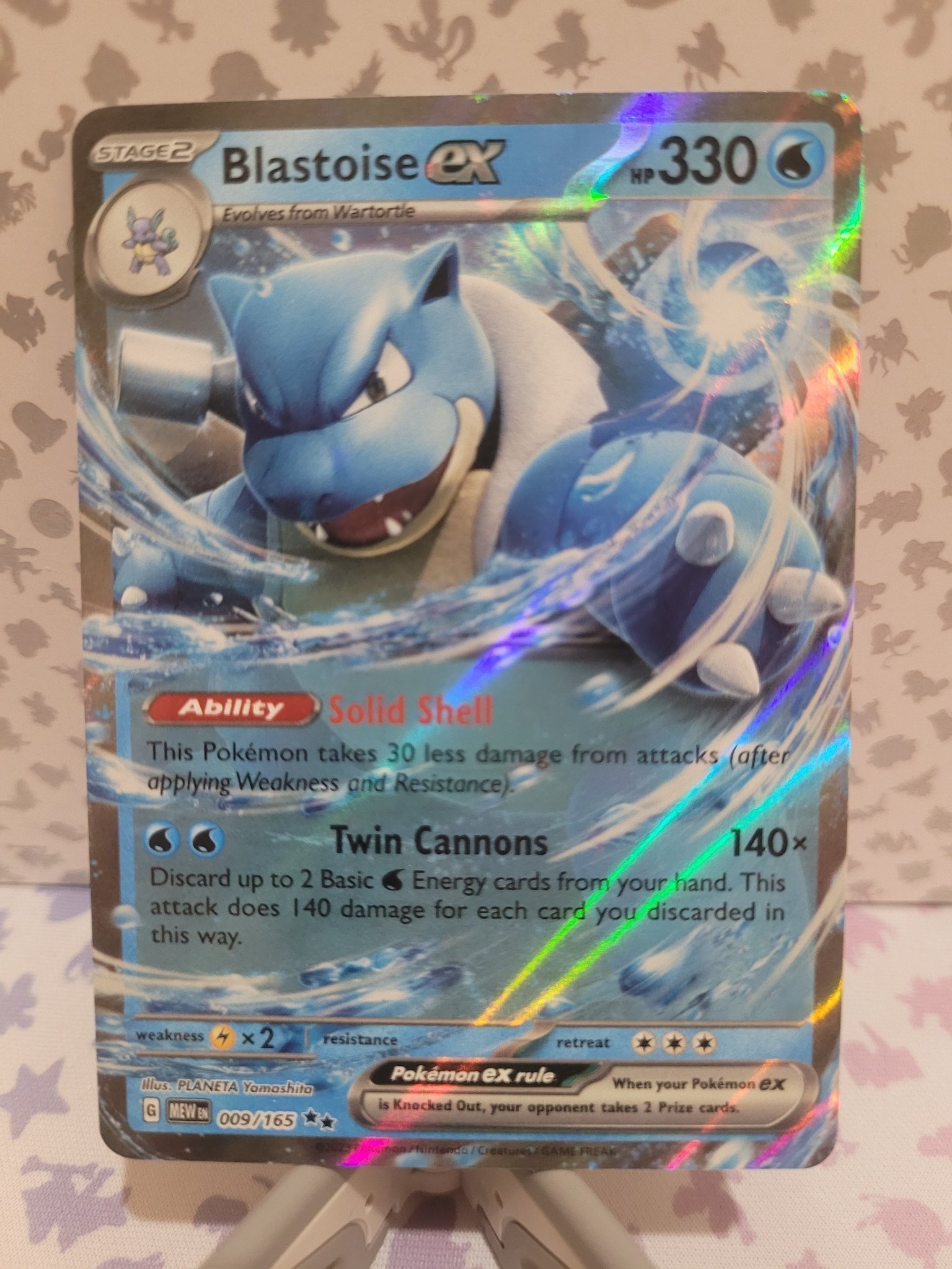 Blastoise ex 009/165 151 MEW Pokémon kort - Pok.. | Köp på Tradera (638983086)