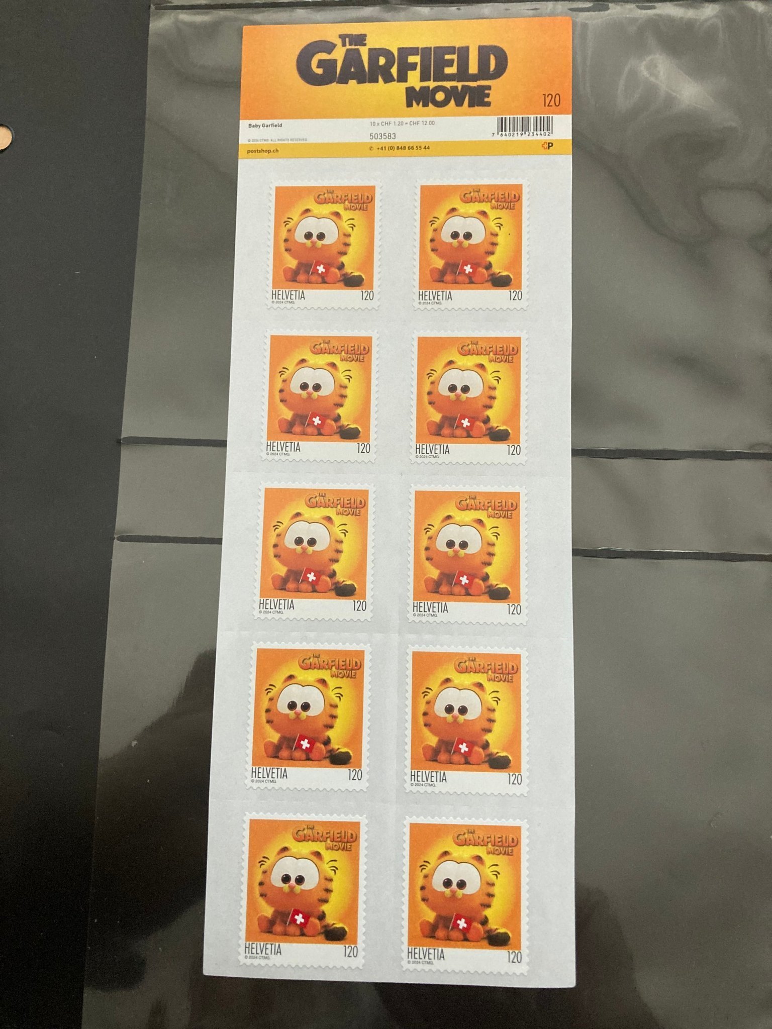 Switzerland 2024 Stamp Booklet Garfield the Mov.. | Köp på Tradera (695373780)