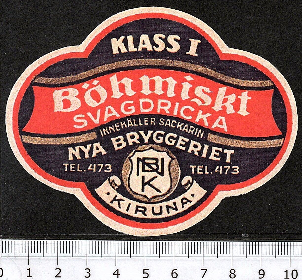 Nya bryggeriet Kiruna, Böhmiskt Svagdricka klas.. | Köp på Tradera (634003814)