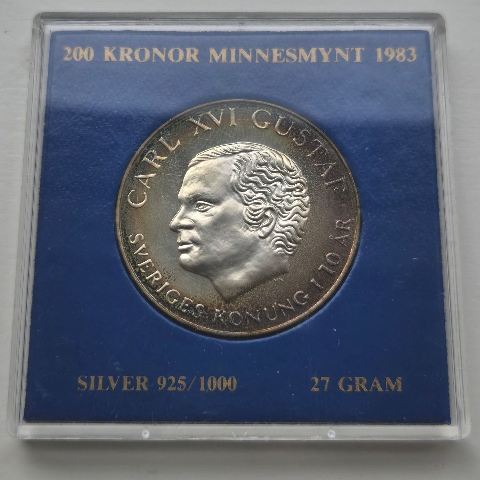 200 Kronor Minnesmynt 1983 - Carl XVI Gustaf | Köp på Tradera (692257055)