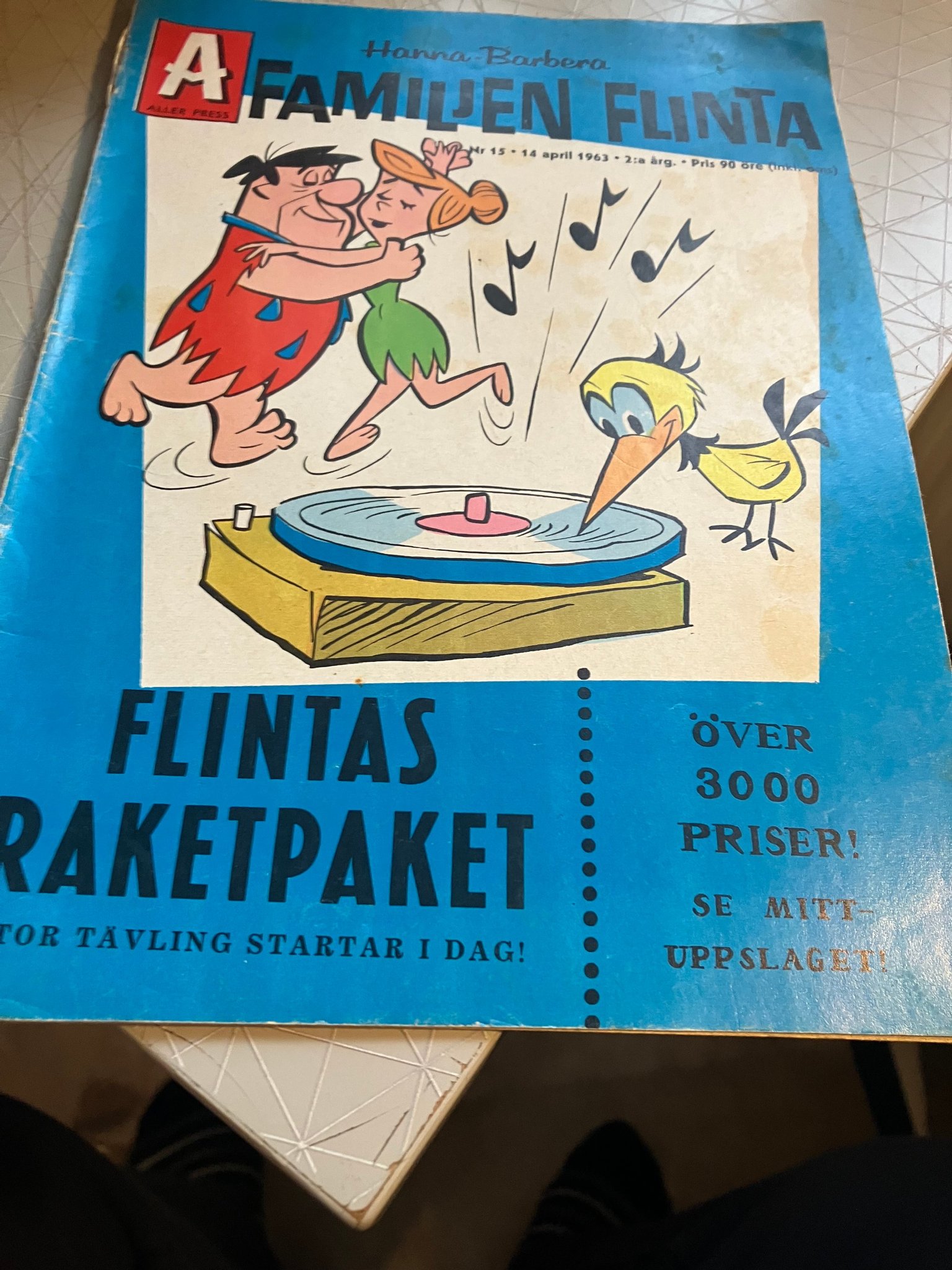Familjen Flinta, Hanna-Barbera, 1963/15 | Köp på Tradera (700464336)