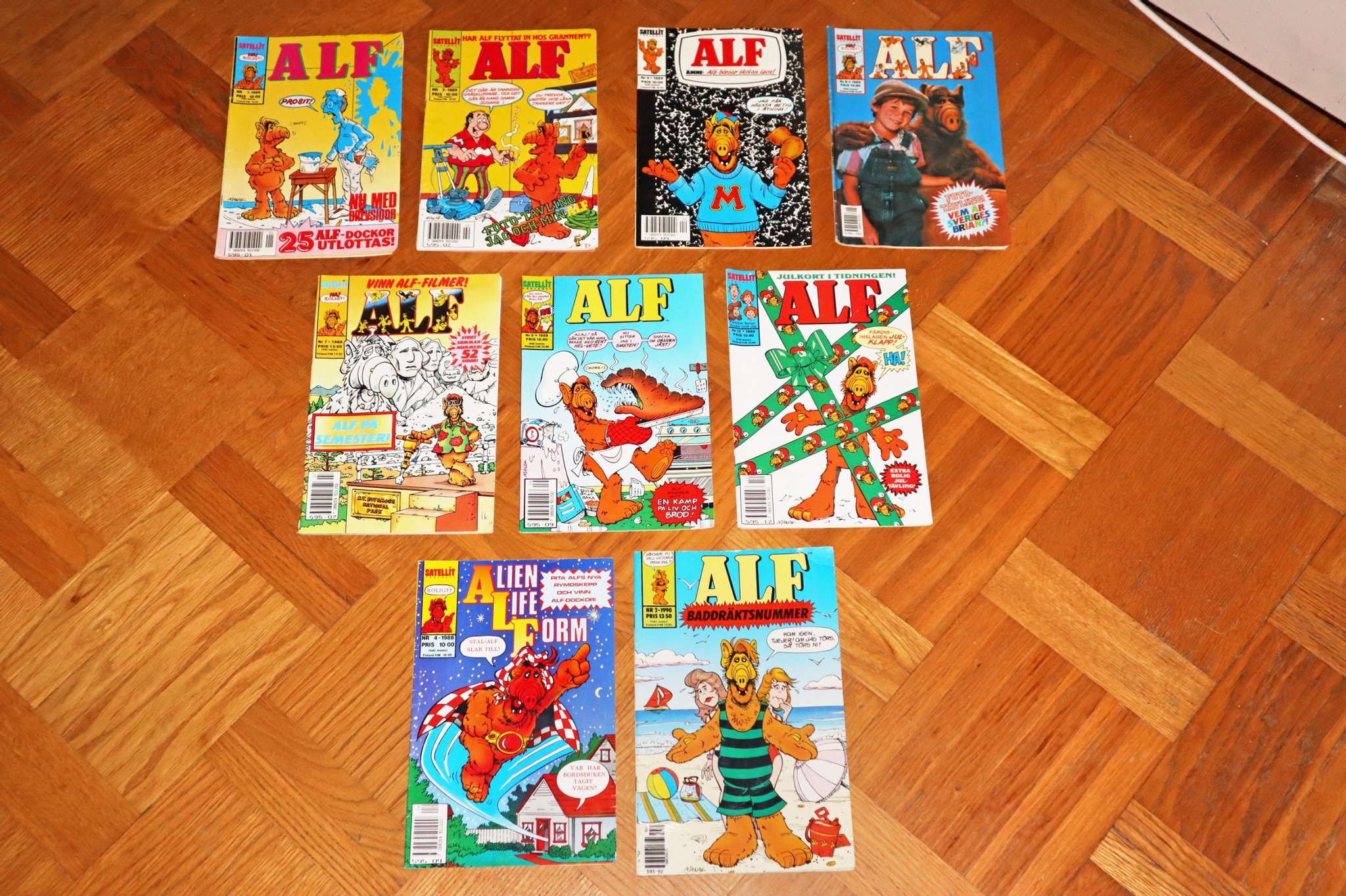 ALF serietidningar 1988, 1989, 1990 | Köp på Tradera (703703334)