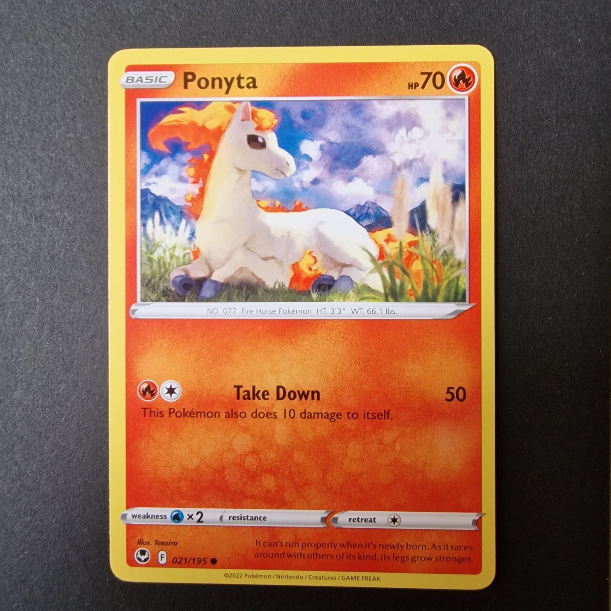 Ponyta 021/195 - Silver Tempest - Common - 2022 | Köp på Tradera (686993454)