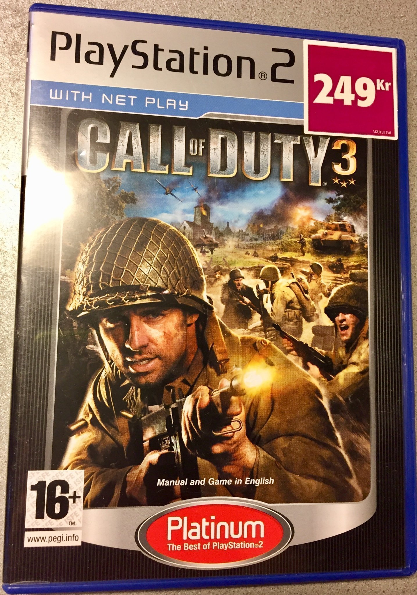 PS2 Call of Duty 3 (406335382) ᐈ Köp på Tradera