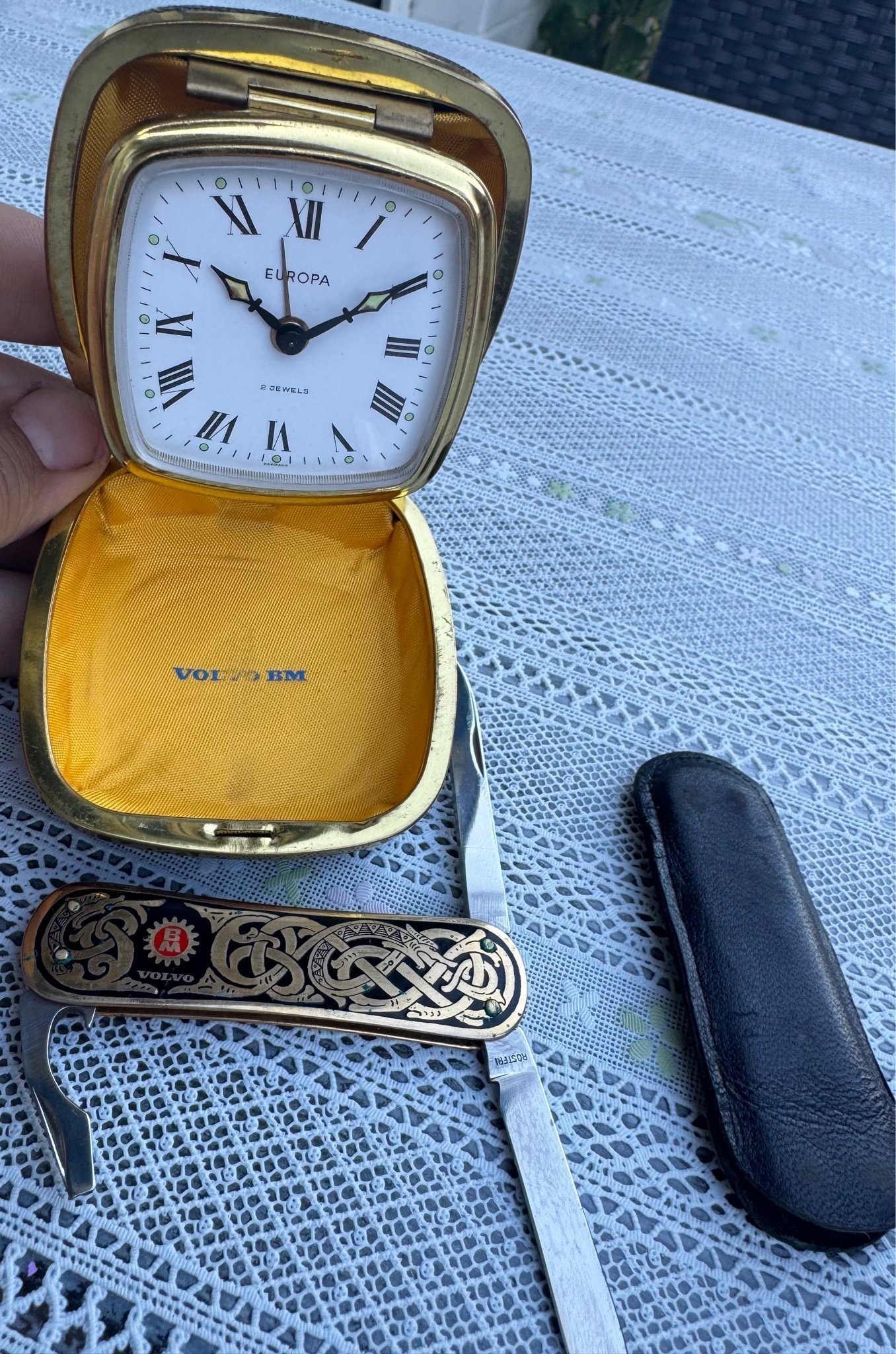 Volvo BM klocka och fickkniv Bolinder Munktell .. | Köp på Tradera (684158547)