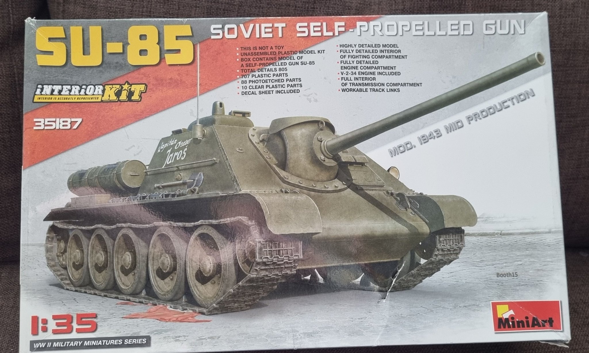 MiniArt 1:35 SU-85 Soviet Self-propelled gun mo.. | Köp på Tradera (638586164)
