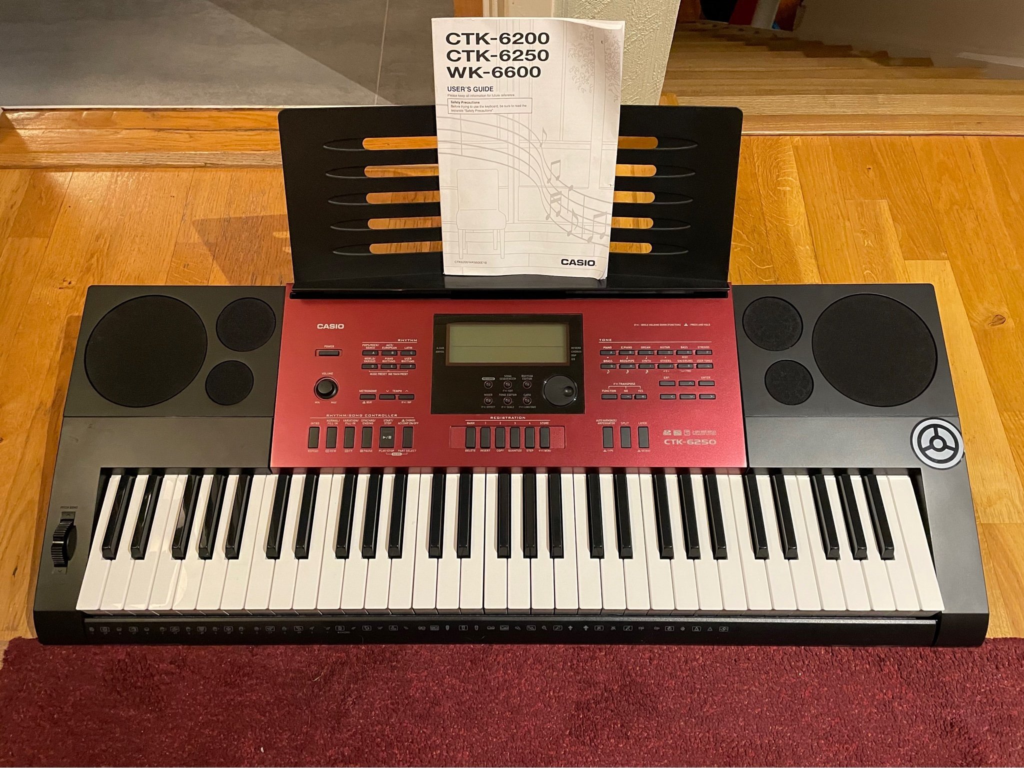 Se produkter som liknar Casio CTK-6250 keyboard/klav.. på Tradera ...