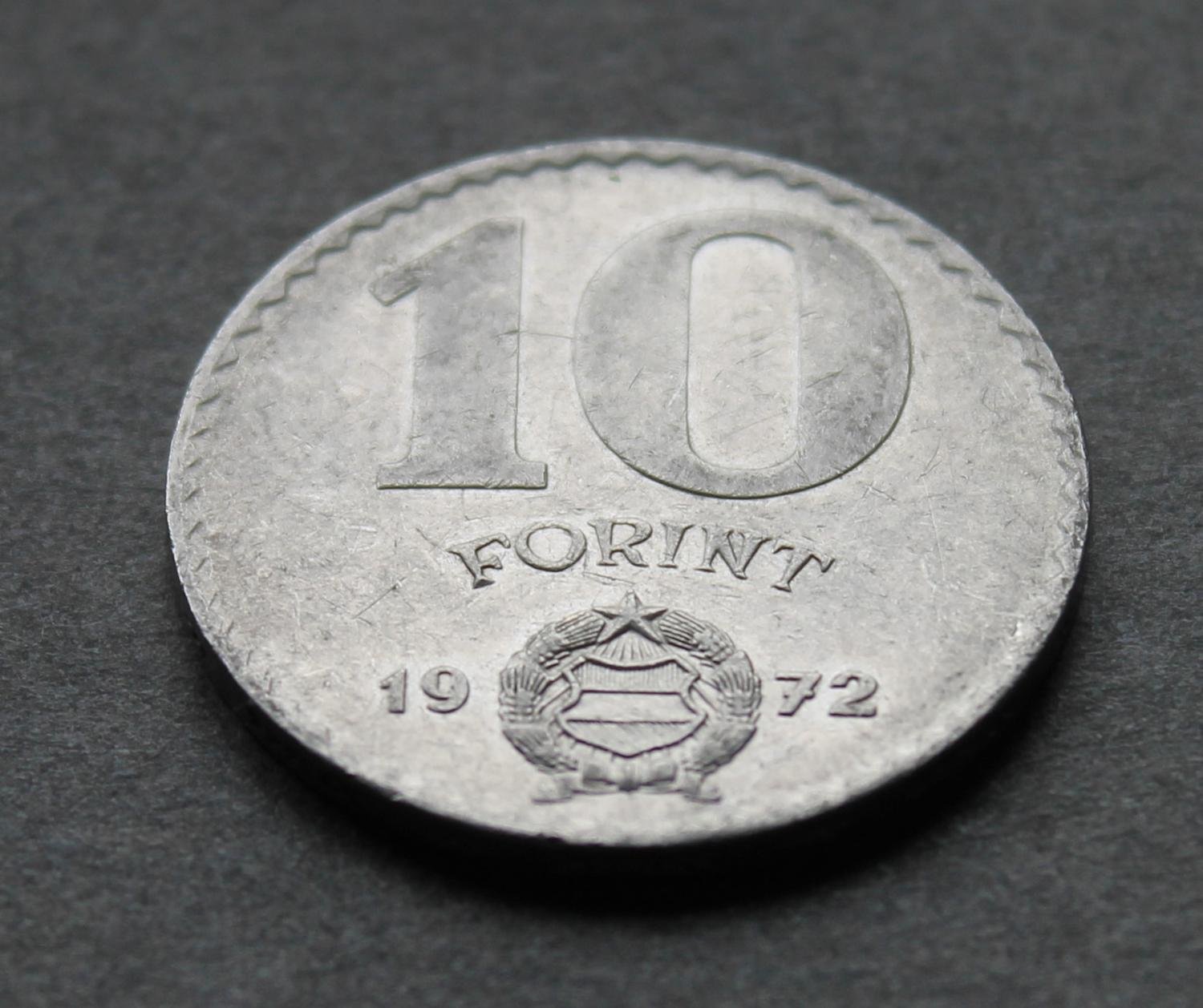 UNGERN - 10 Forint 1972 - KM 595 - Nickel | Köp på Tradera (603441946)