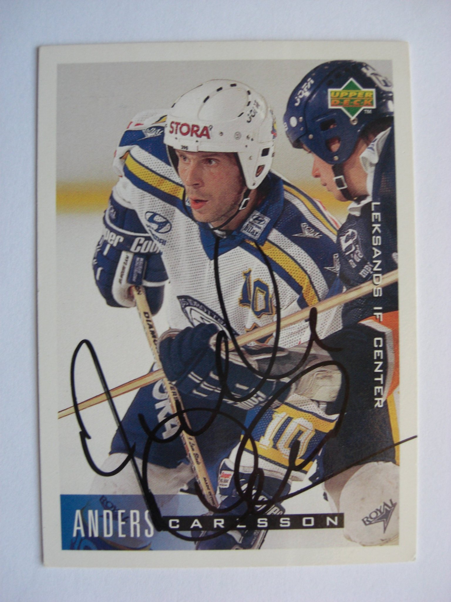 Se produkter som liknar ANDERS CARLSSON. AUTOGRAF. LE.. på Tradera (699499158)