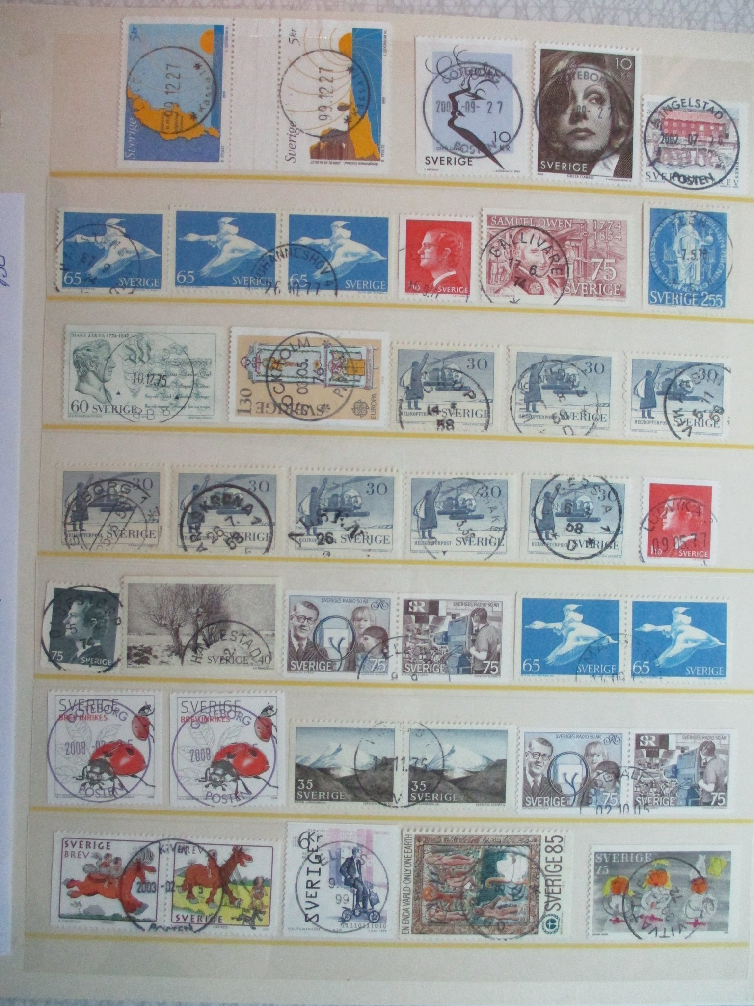 SVERIGE - LOT ( 4 Blad ) Välstämplat i God Kval.. | Köp på Tradera (684650479)