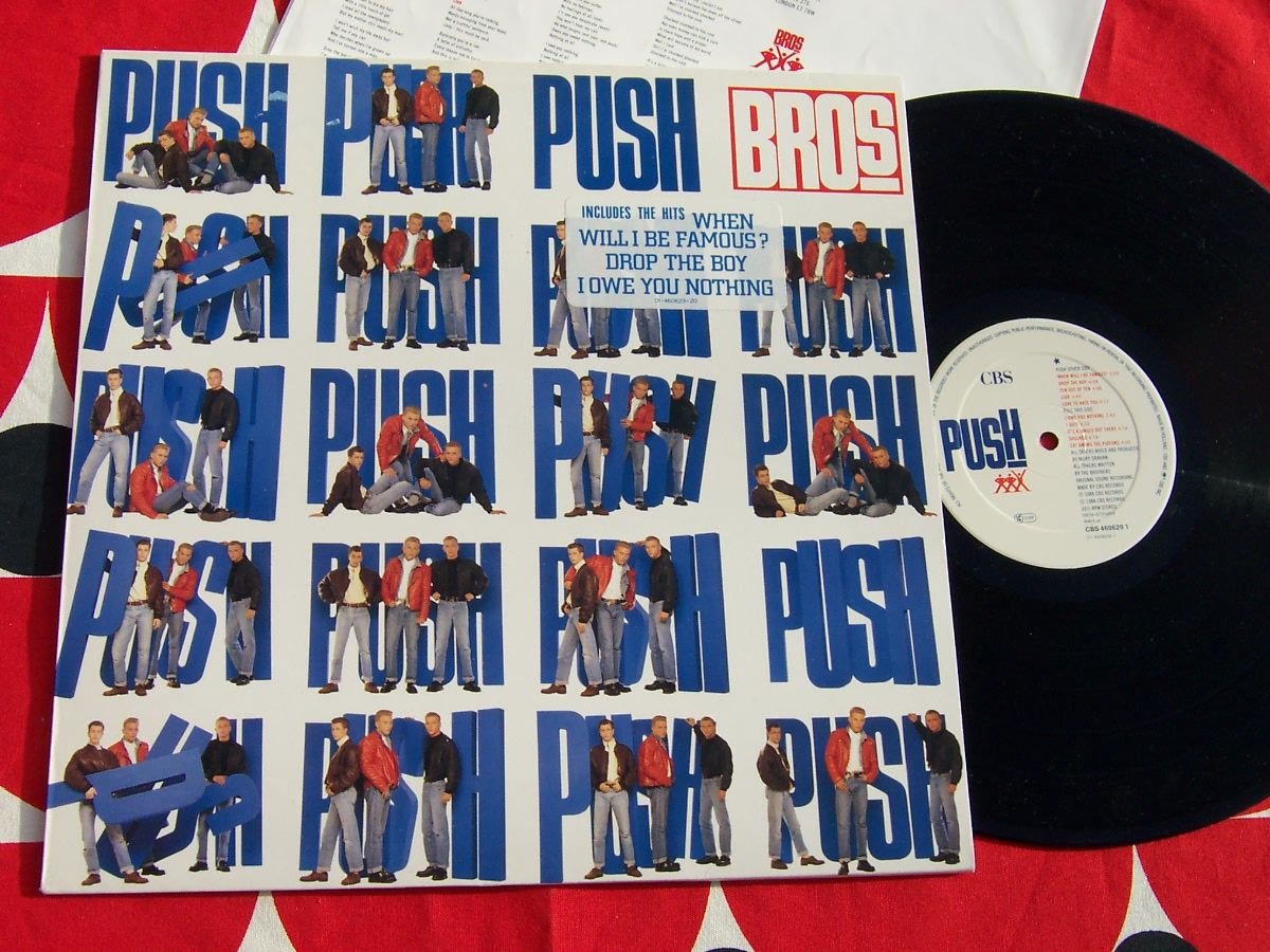 BROS - PUSH LP 1989 | Köp på Tradera (554896874)
