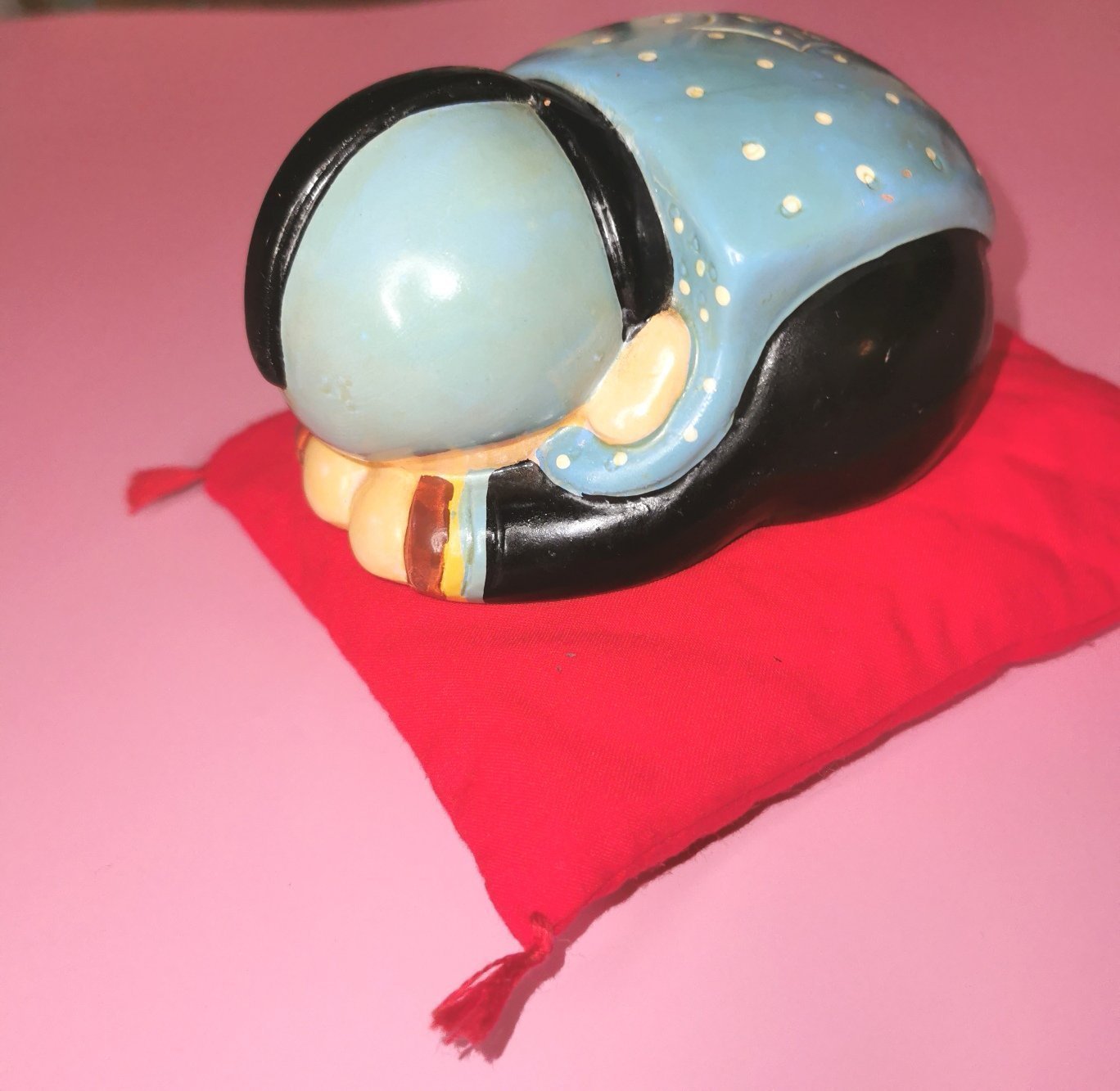 Vintage japansk fukusuke doll figur lyckofigur .. | Köp på Tradera (688760354)