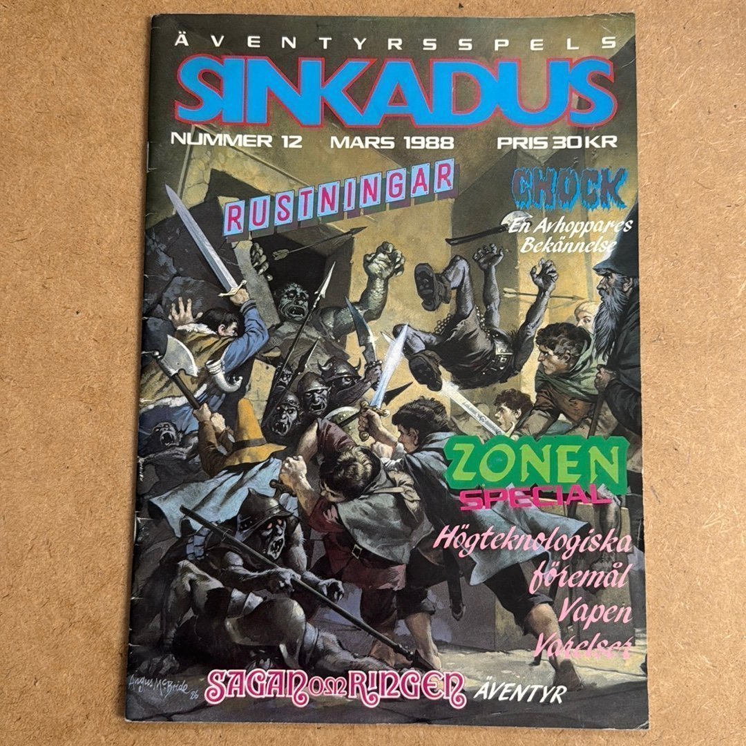 Sinkadus Nummer 12, Mars 1988 | Köp på Tradera (693490376)