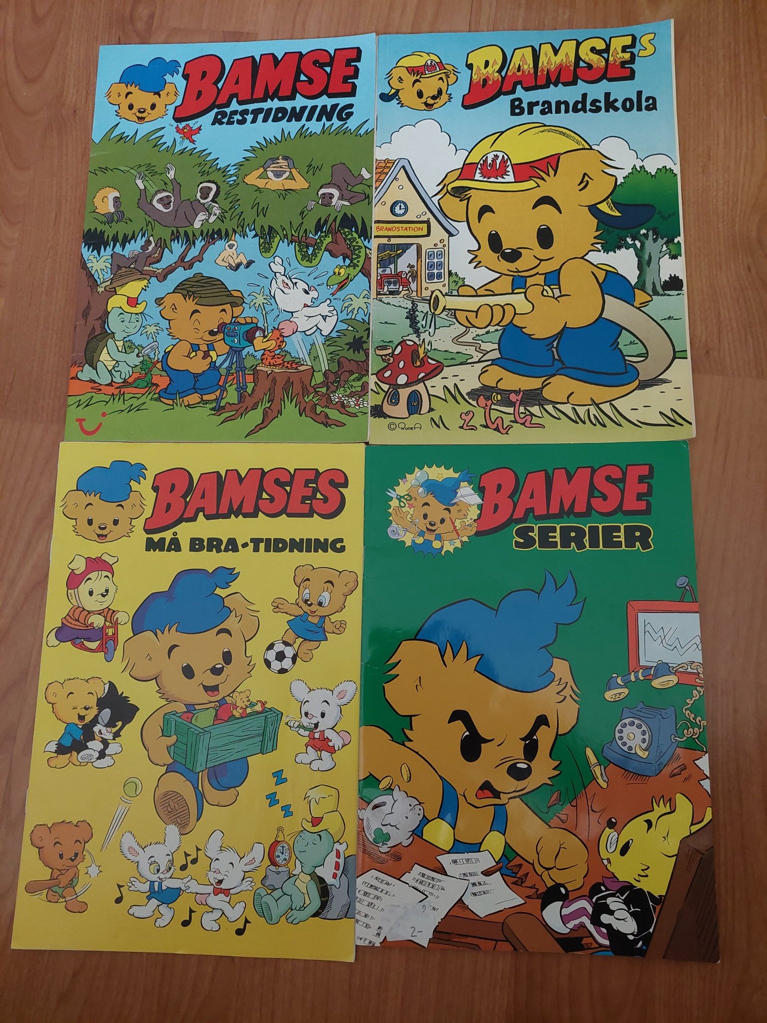 Se produkter som liknar 4st Bamses Brandskola, Bamses.. på Tradera (691136517)