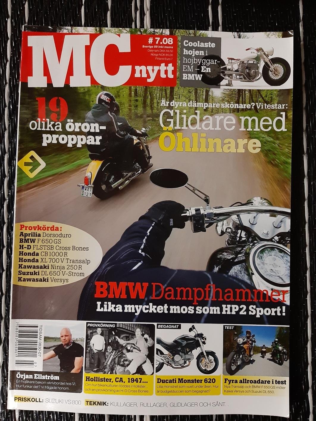 MC-Nytt nr 7 2008: H-D Cross Bones, Aprilia SMV.. | Köp på Tradera (664090752)