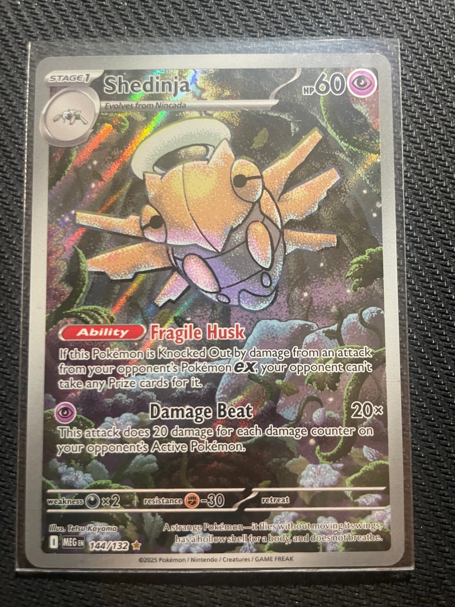 Pokémon mega evolution Art rare Shedinja - 144/.. | Köp på Tradera (694865153)